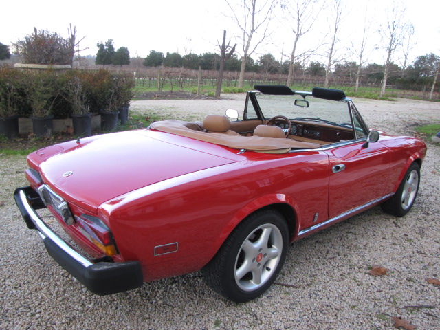 Red Fiat 124 Spider - CLASSIC CARS LTD, Pleasanton California