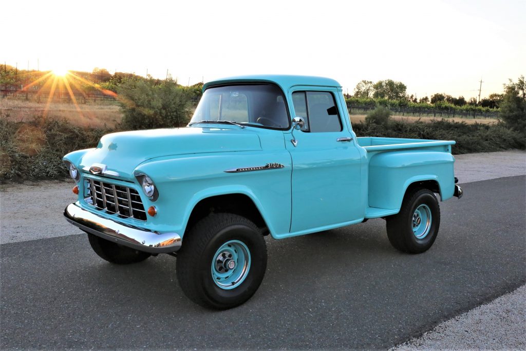 1956 Chevrolet 4WD Pickup; Lifelong CA Truck; 350ci V8; 4 Speed With ...