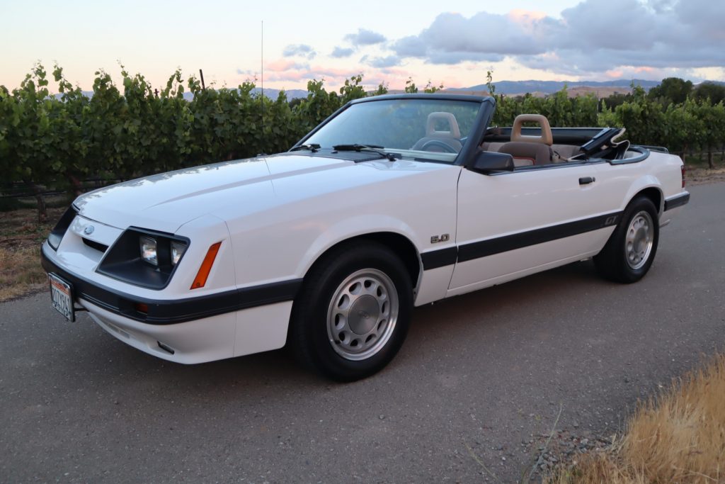 1986 FORD MUSTANG GT CONVERTIBLE- 30k Mile CA Fox Body - CLASSIC CARS ...