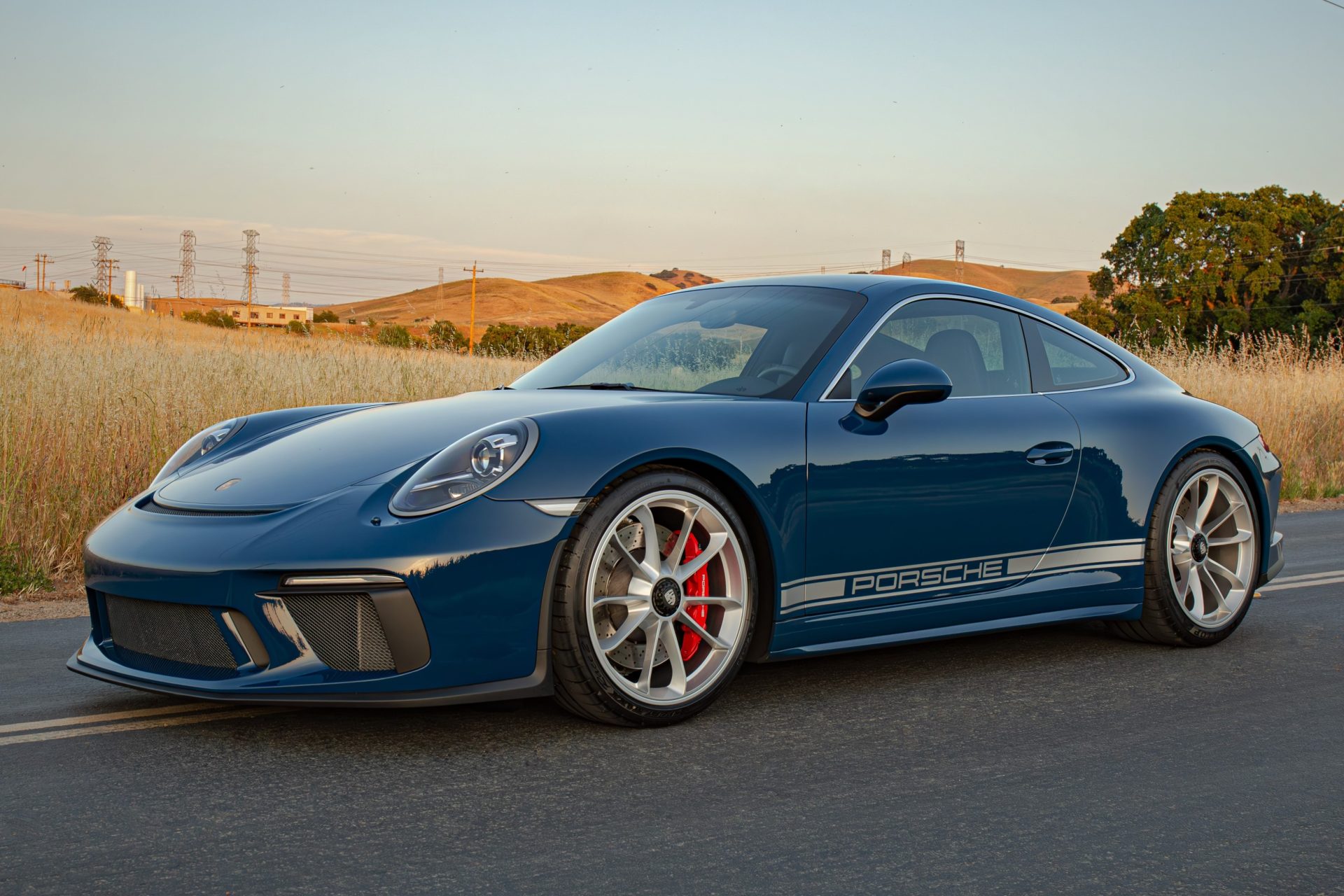 2018 PORSCHE GT3 TOURING- 6 SPD MANUAL, PTS PANTONE BLUE (SOLD ...